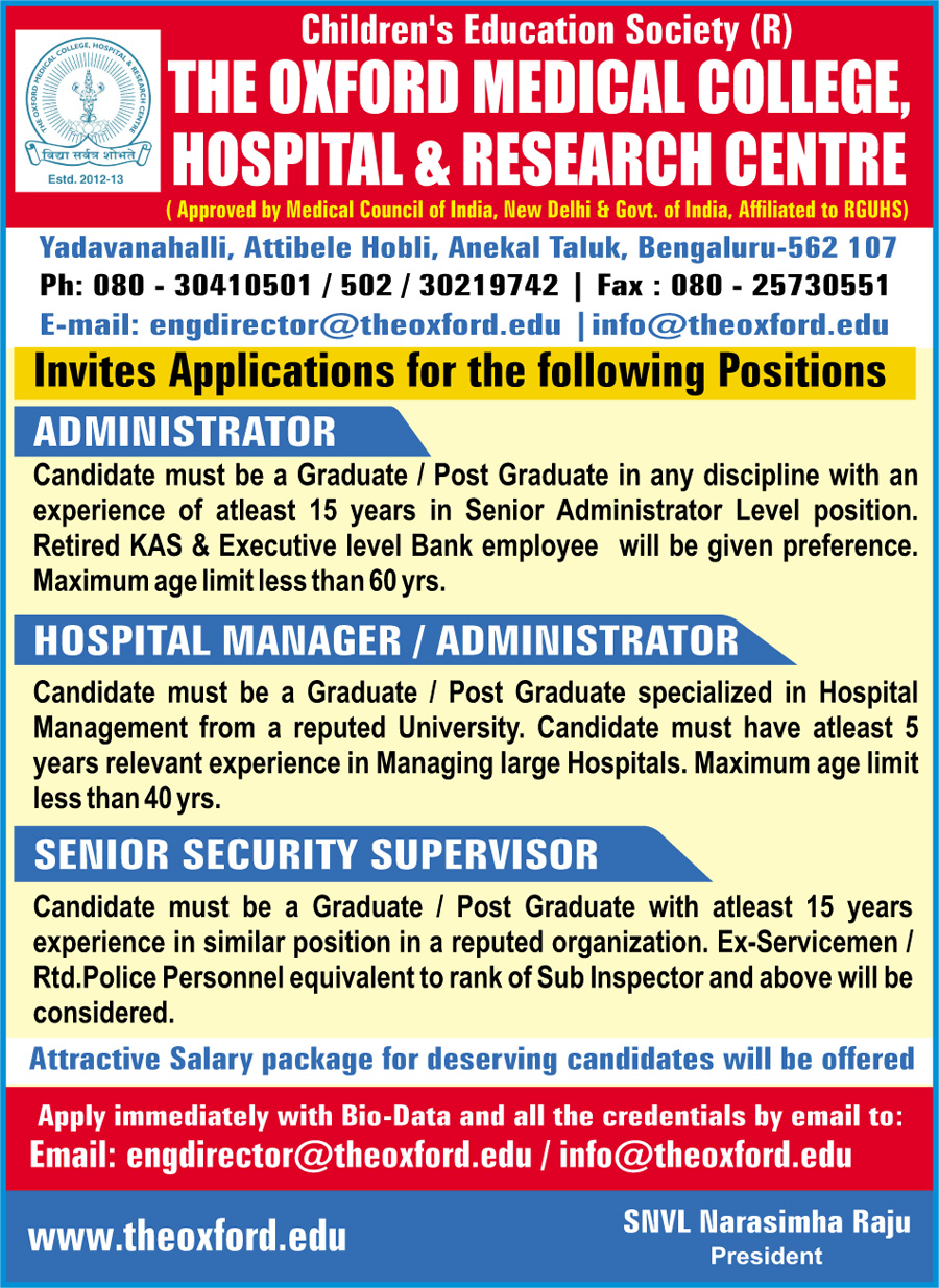 The Oxford Medical College, Hospital & Research Centre